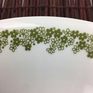 Corelle | Dining | Vintage Corning Corelle Crazy Daisy Green Plates ...